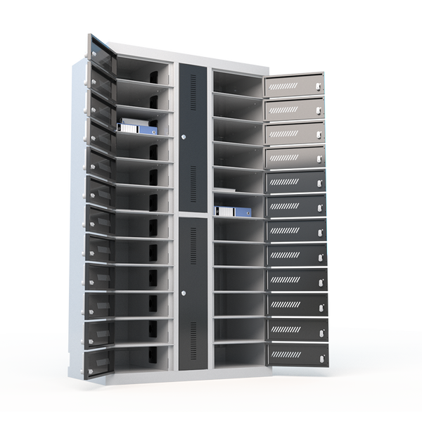 Rife 24 Bay Charging Locker For Laptops/Ipads/Tablets/Chromebooks Upto ...