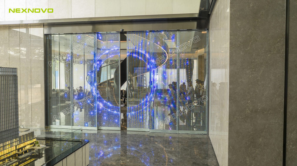 Transparent LED Glass display Screen for Retail applications - Rife ...