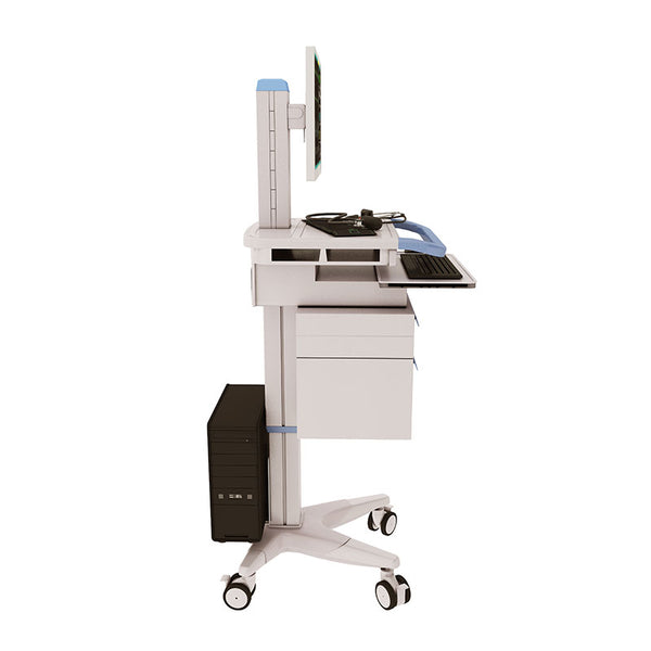 MEDICAL MOBILE COMPUTING NURSING CART MODEL HSE-PMB - Rife Technologies
