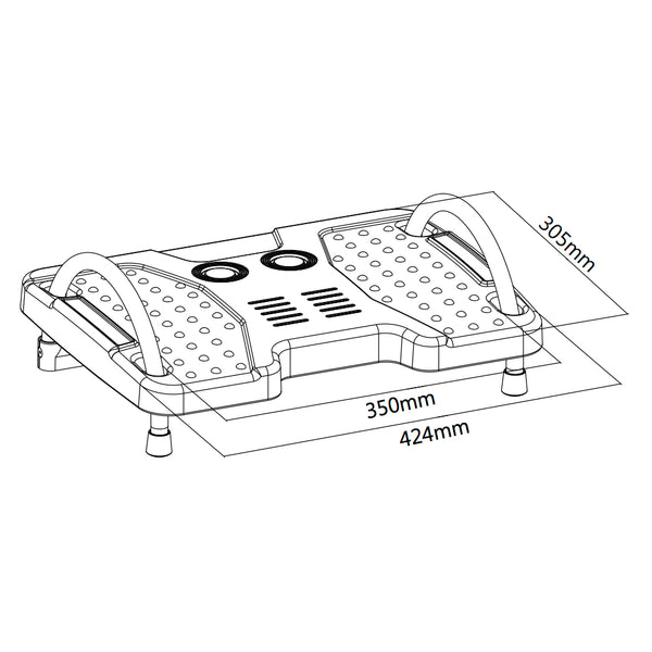 Renewed Ergonomic Footrest (FR01) - Rife Technologies
