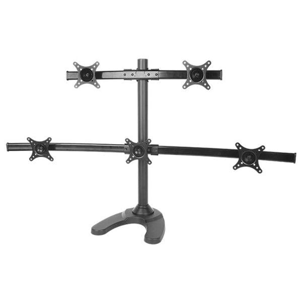 Five Monitor Stand - Freestanding, 5 Years Warranty (5MS-FH) - Rife ...