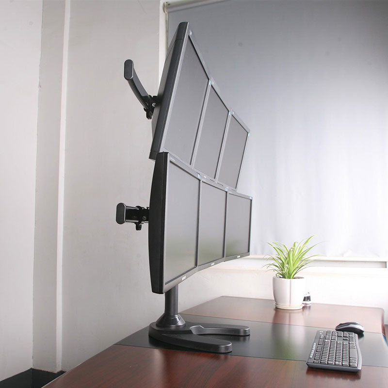Premium Six Monitor Stand - Freestanding, 5 Years Warranty (6MS-FHP ...