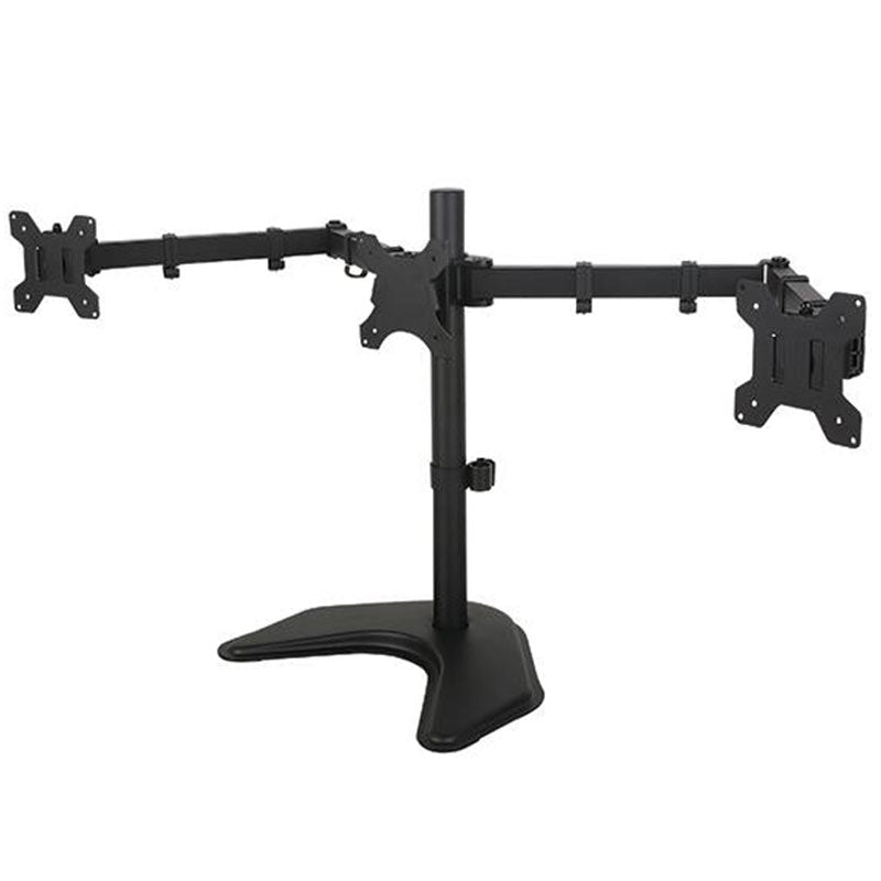 Desktop Triple LCD Monitor Three LCD Arm Monitor Mount Stand Adjustabl ...