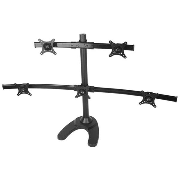 Five Monitor Stand - Freestanding, 5 Years Warranty (5MS-FH) - Rife ...