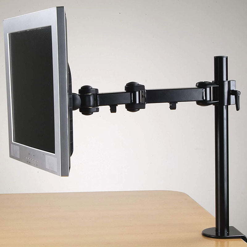 Single Fully Adjustable/Tilt/Articulating Full Motion LCD Arm Desk Mou ...