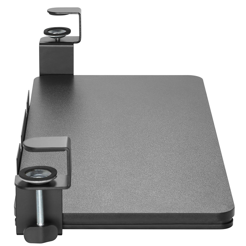 Clamp-On Adjustable Keyboard Tray, Under Desk Keyboard Tray, Improve C ...