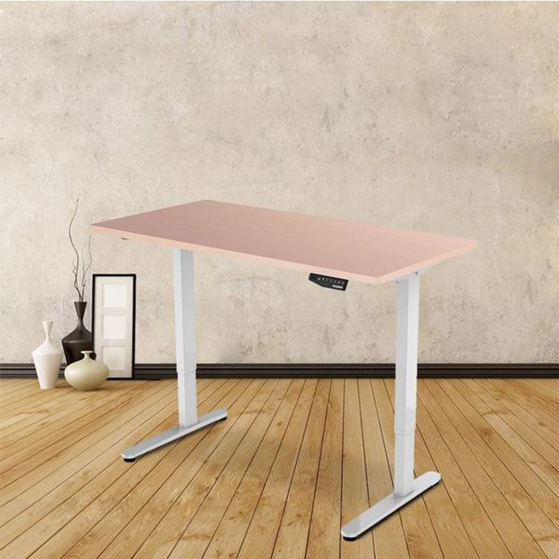 Height Adjustable Electric Standing Desk Top Only (Maple), 1400mm wide ...