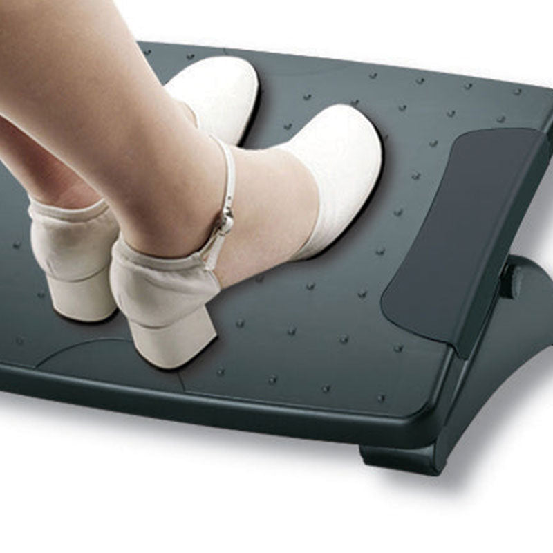 Adjustable Under Desk Footrest, Ergonomic Foot Rest with Free-Floating ...