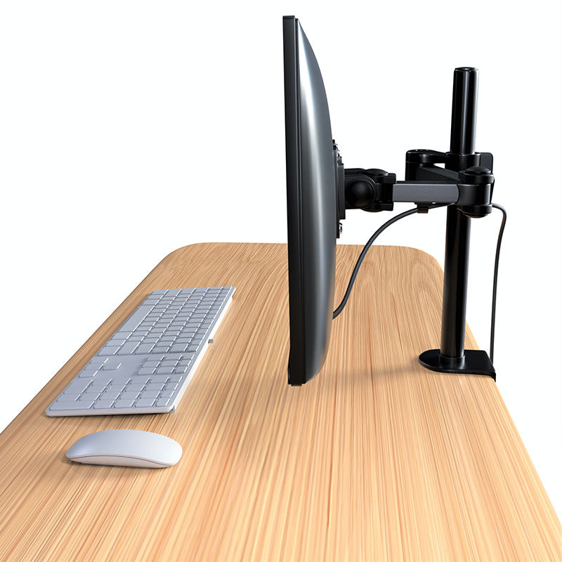 Single Fully Adjustable/Tilt/Articulating Full Motion LCD Arm Desk Mou ...