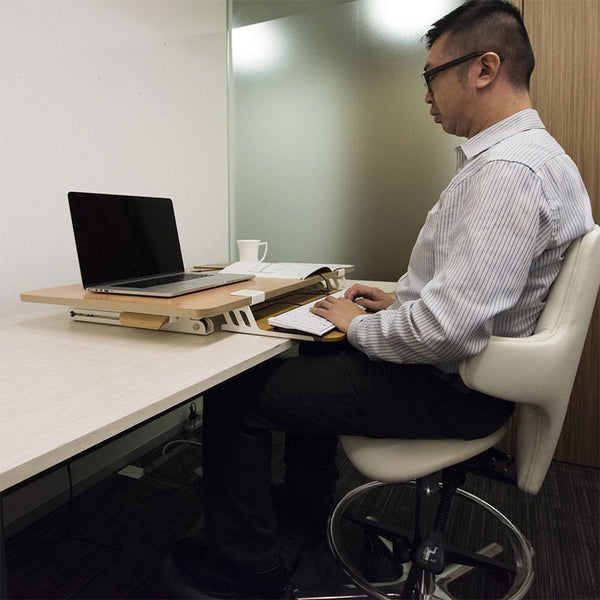 Saddle Sit Stand Office Chair Model With tilting Back Rest, 260mm Gas ...