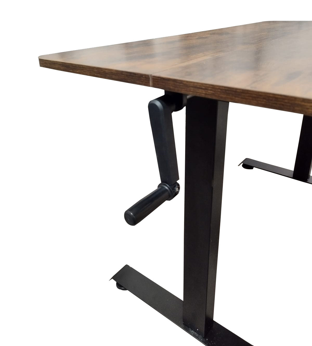 Manual Hand Crank Adjustable height Sit to Standing Desk Frame, Ergono ...