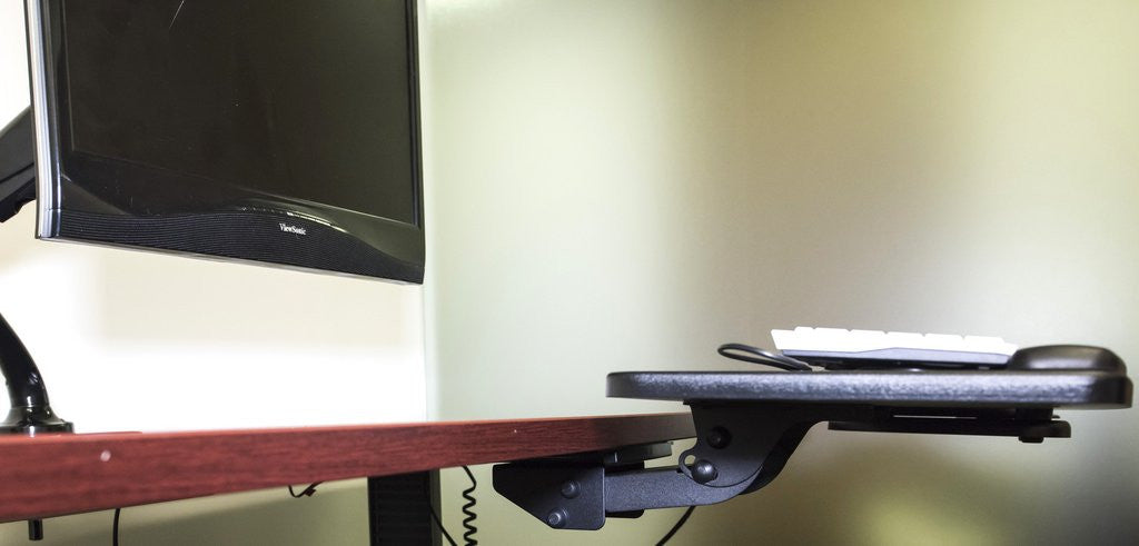 Premium Knob Adjusted Classic Style Adjustable Keyboard Tray AKT03 ...